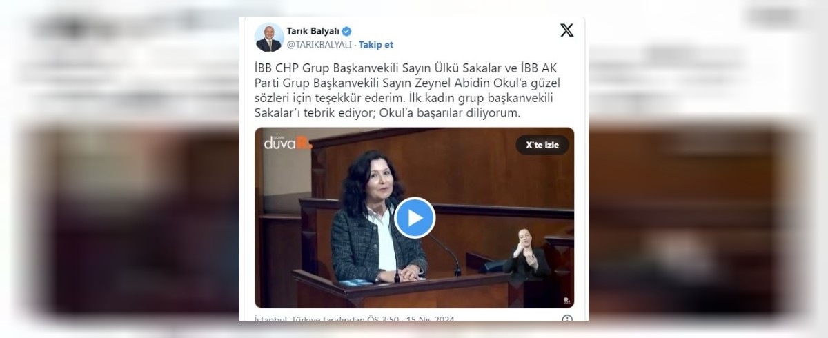 İstanbul Büyükşehir Belediyesi'nin ilk kadın Grup Başkanvekili Ülkü ... İstanbul Büyükşehir Belediyesi'nin ilk kadın Grup Başkanvekili Ülkü ...